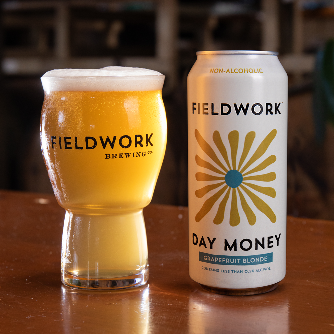 Fieldwork™ Day Money NA Grapefruit Blonde | Non-Alcoholic Craft Beer ...